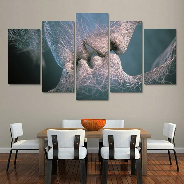 Intimate Kiss – Wall Ready Canvas