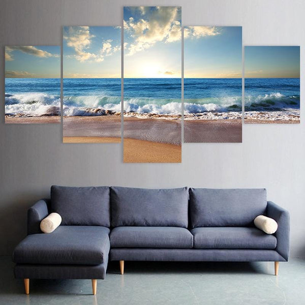 Relaxing Waves – Wall Ready Canvas