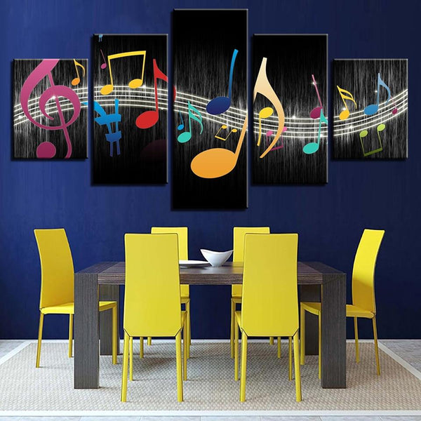 Musical Notes – Wall Ready Canvas